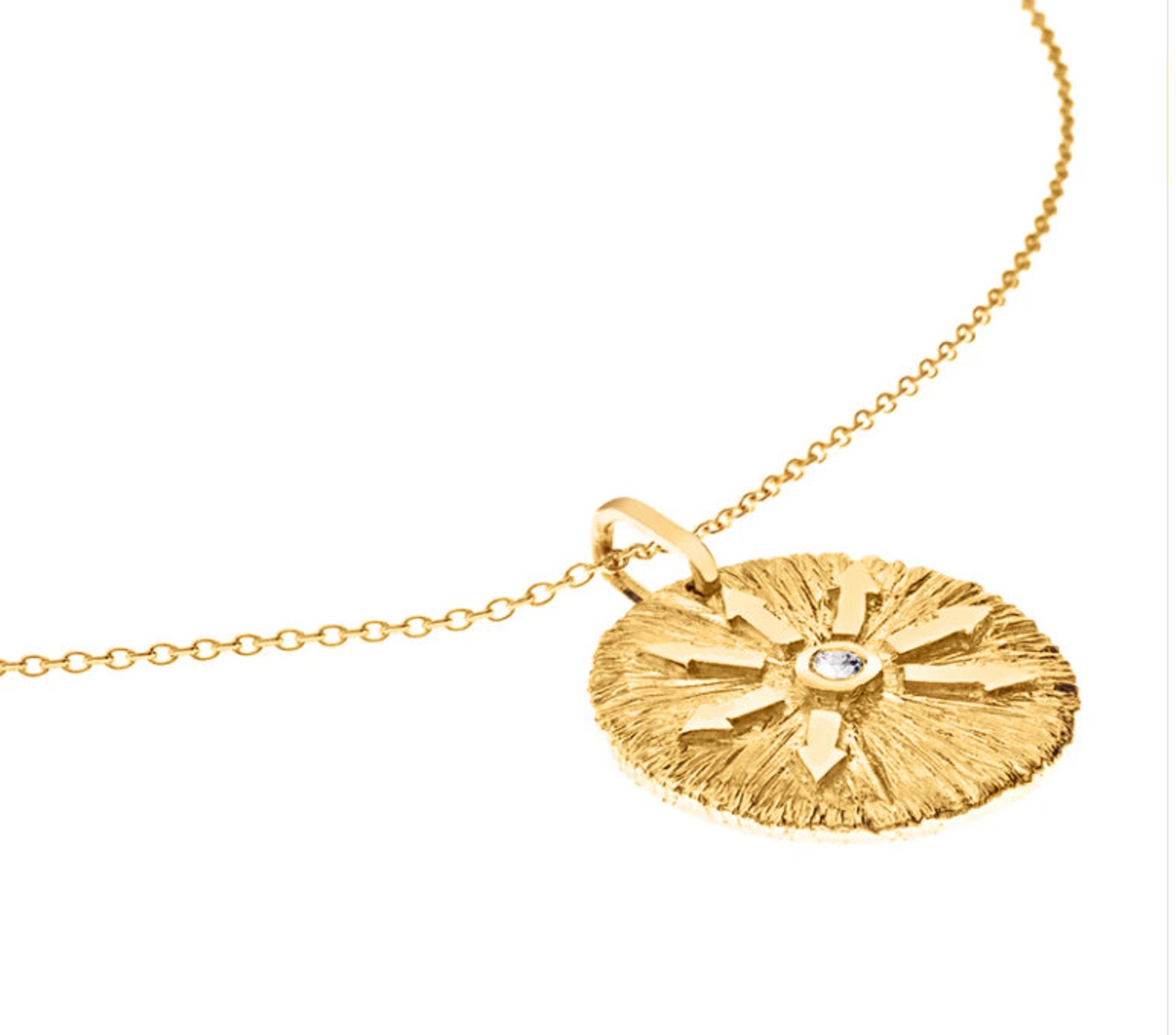Find Your Path || Gold Medallion || Necklace - Etsy