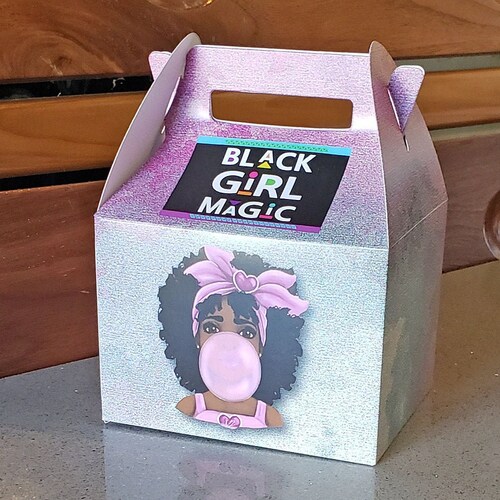 Black Girl Magic Party Favor Box - Etsy