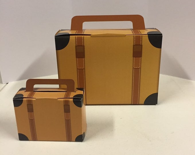 Digital PDF Large Suitcase Party Set Printable Color Templates Luggage ...