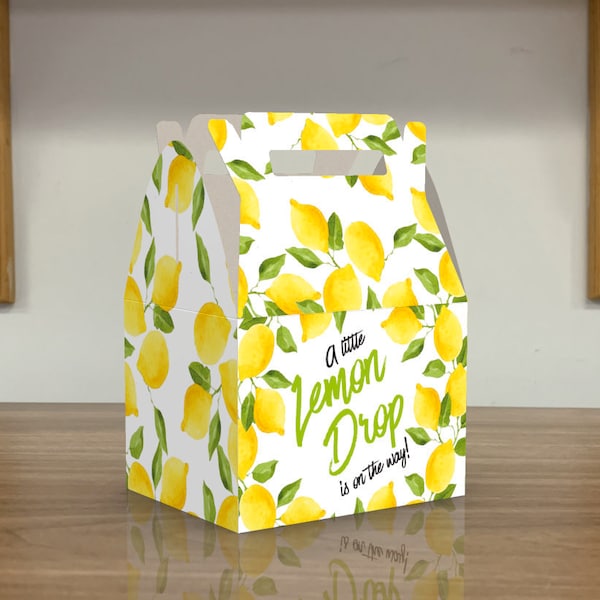 Lemon Favor Boxes - Etsy
