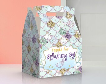 Princess Ariel Party Favor Box the Little Mermaid Party Favor - Etsy