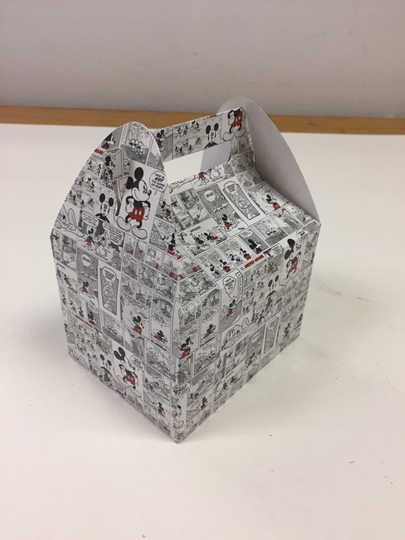 Classic Comic Strip Mickey Party Favor Box - Etsy
