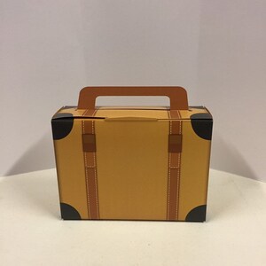 Luggage Travel Suitcase Theme Favor Box - Etsy