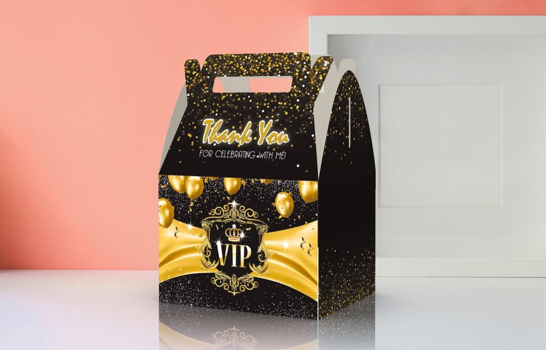VIP, New Years, Masquerade, Mardi Gras, Club, Birthday Favor Box - Etsy