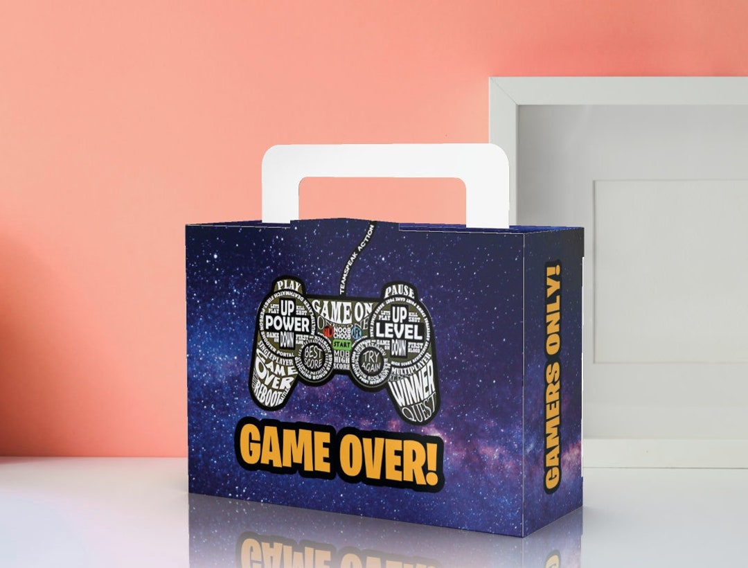 Gamer, Purple, Game Over, Video Game, Luggage, Travel Suitcase Favor ...
