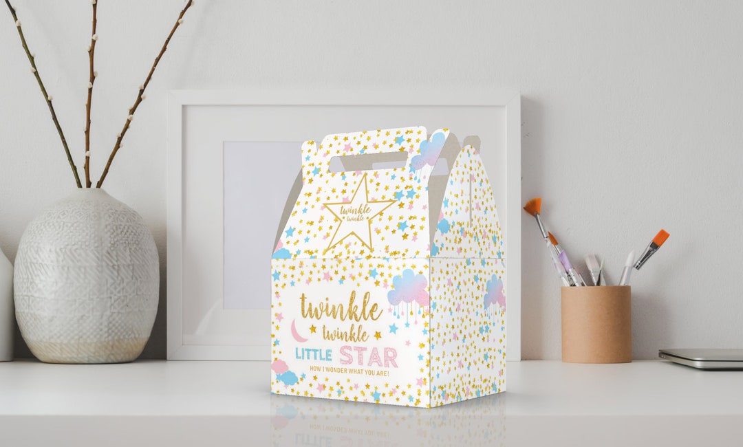 Twinkle Twinkle Little Star, Twinkle, Baby Shower, Stars Favor Boxes - Etsy