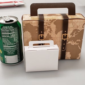 Luggage Travel Suitcase Theme Favor Box - Etsy