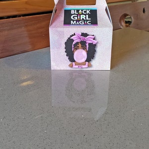 Black Girl Magic Party Favor Box - Etsy