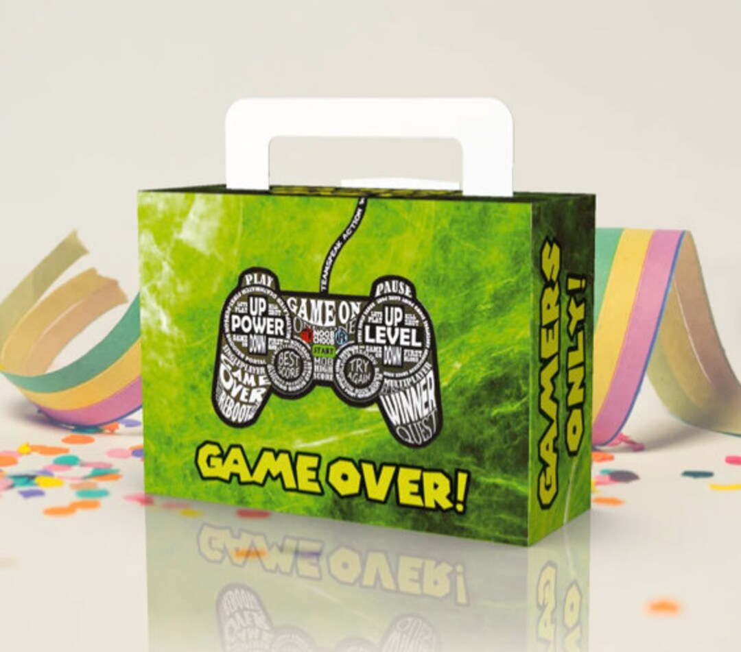 Gamer, Game Over, Video Game, Luggage, Travel Suitcase Favor Box - Etsy