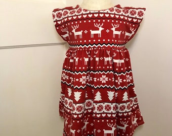Fair Isle Girls Dress - Etsy