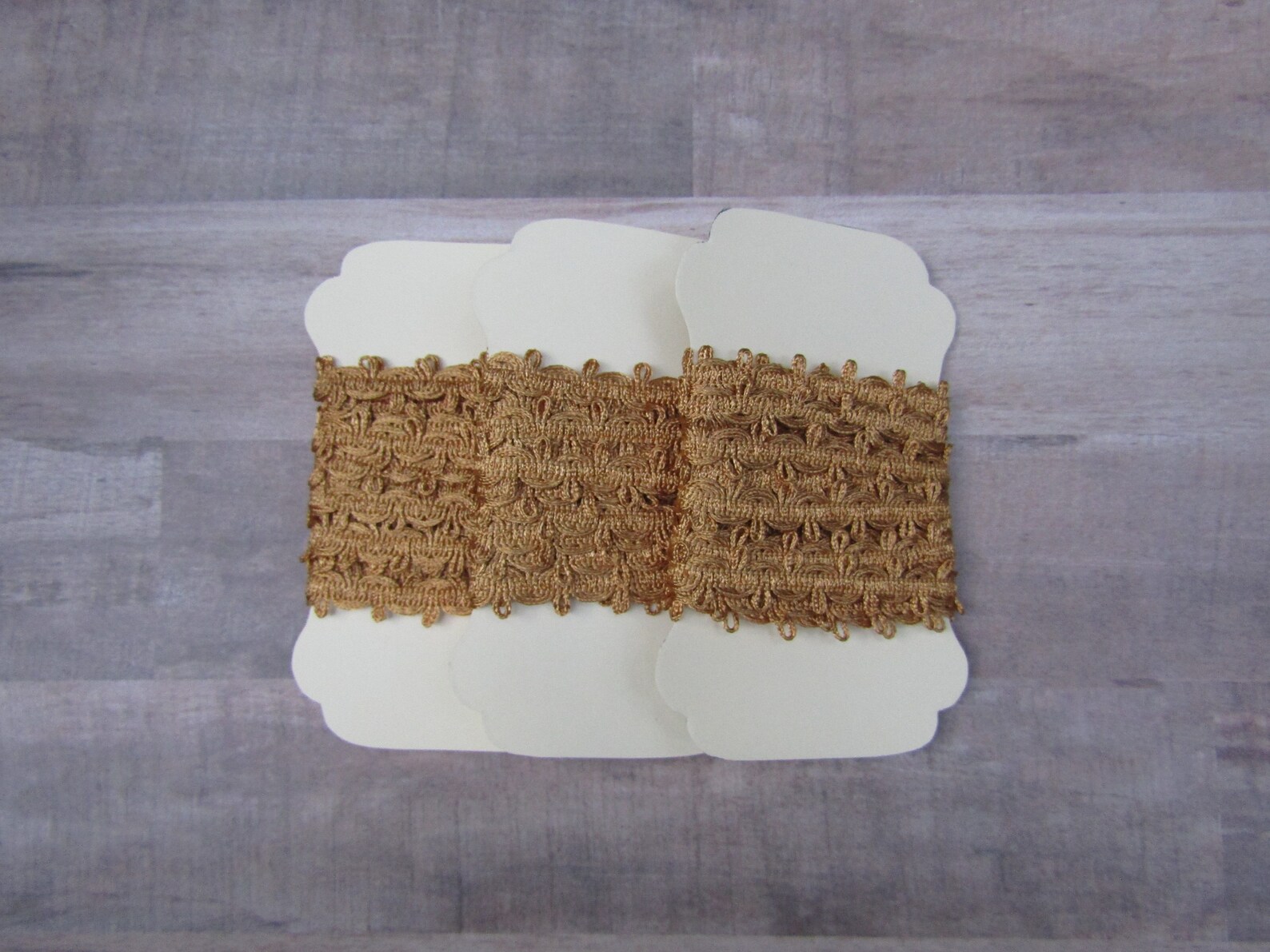 3 Yards Golden Bronze Rust Loop Gimp Upholstery Trim-vintage - Etsy