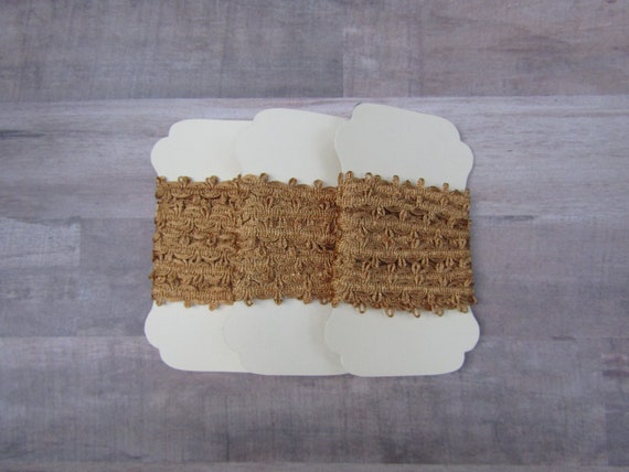 3 Yards Golden Bronze Rust Loop Gimp Upholstery Trim-Vintage | Etsy