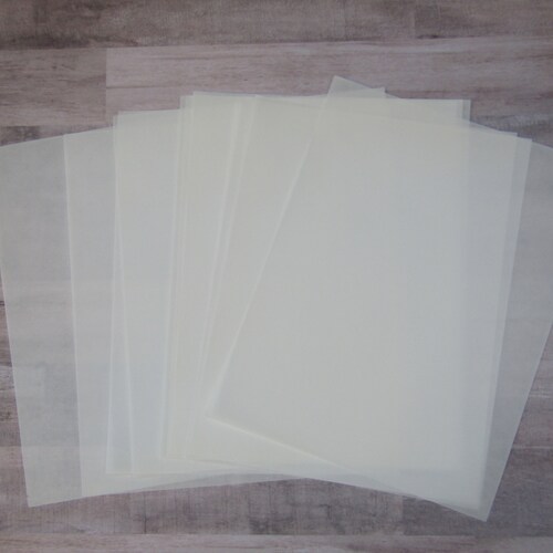 12 Vellum Paper Translucent Transparent clear Paper - Etsy