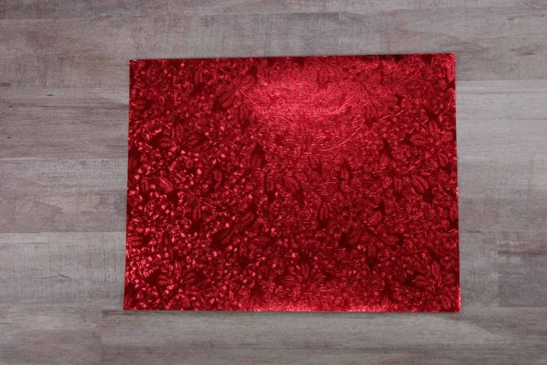 6 Red Decorative Single-sided 8 1/2 X 11 Scrapbooking Paper-junk ...