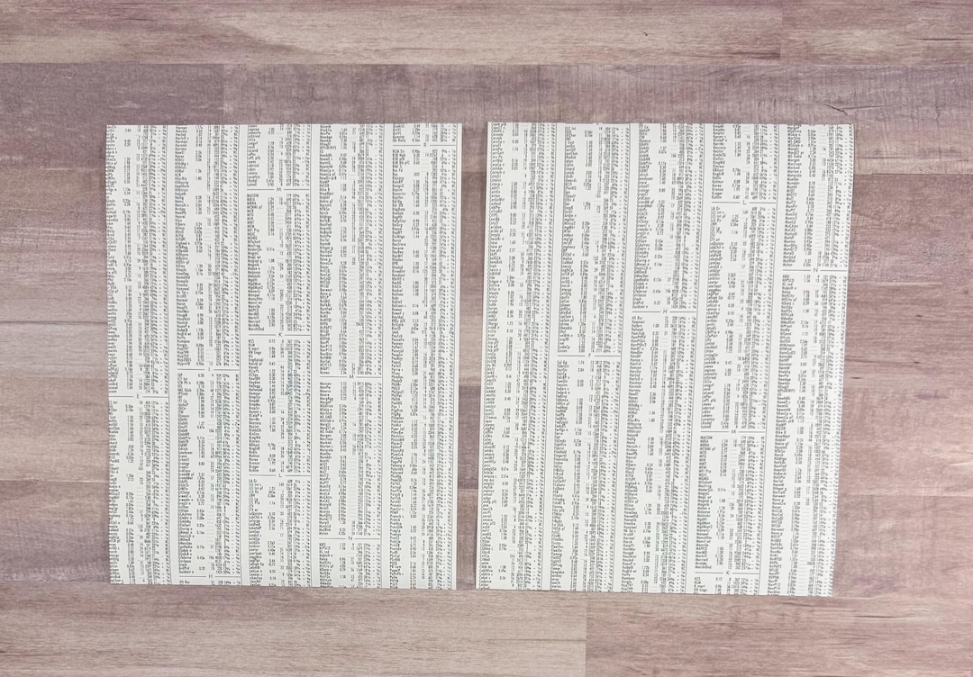 6 Wall Street Stock Market Paper Sheets-year 1987 Journal Paper ...