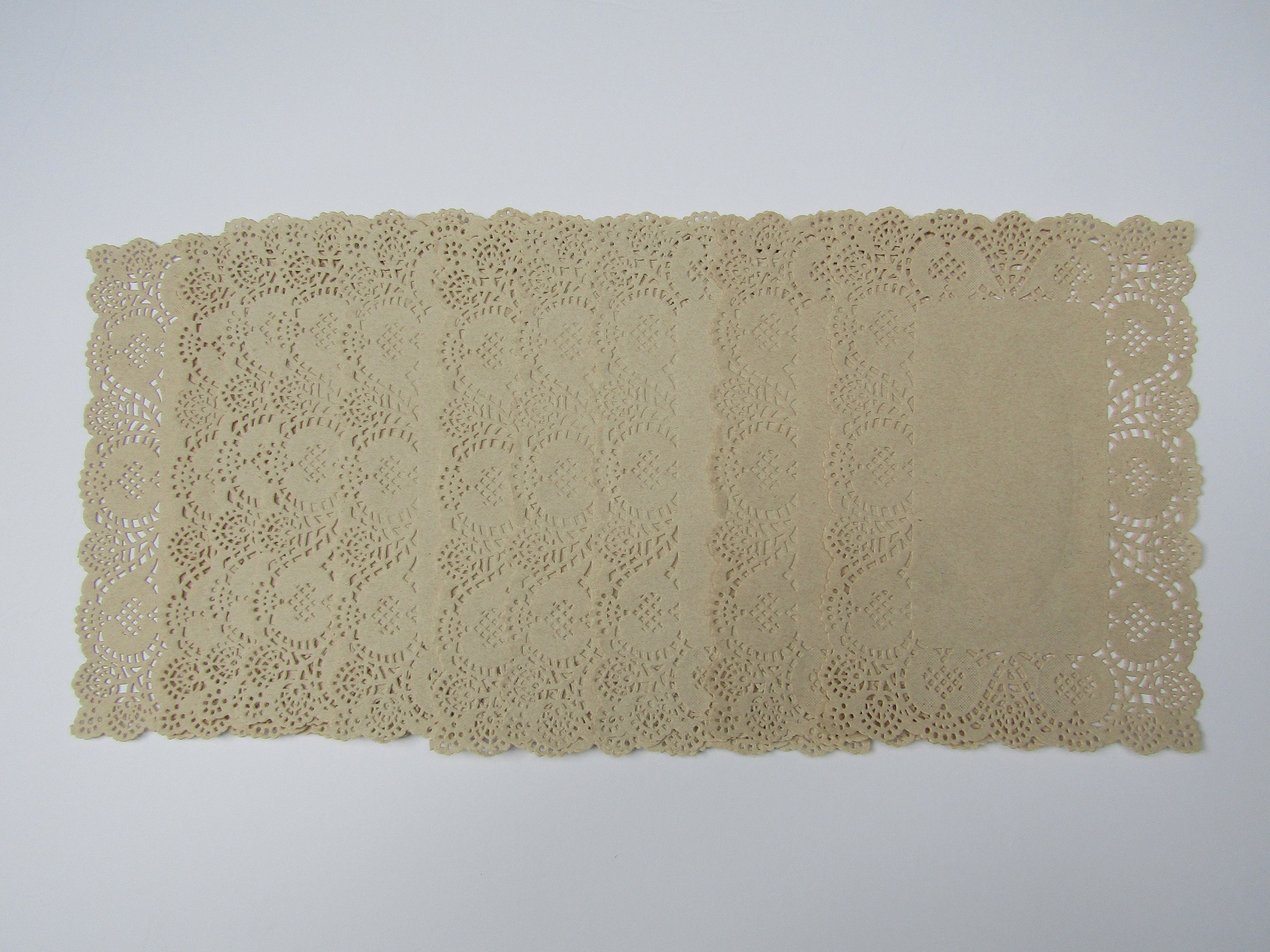10 Rectangle Doilies Lace Paper Doily 6x9 Inch Doilies - Etsy