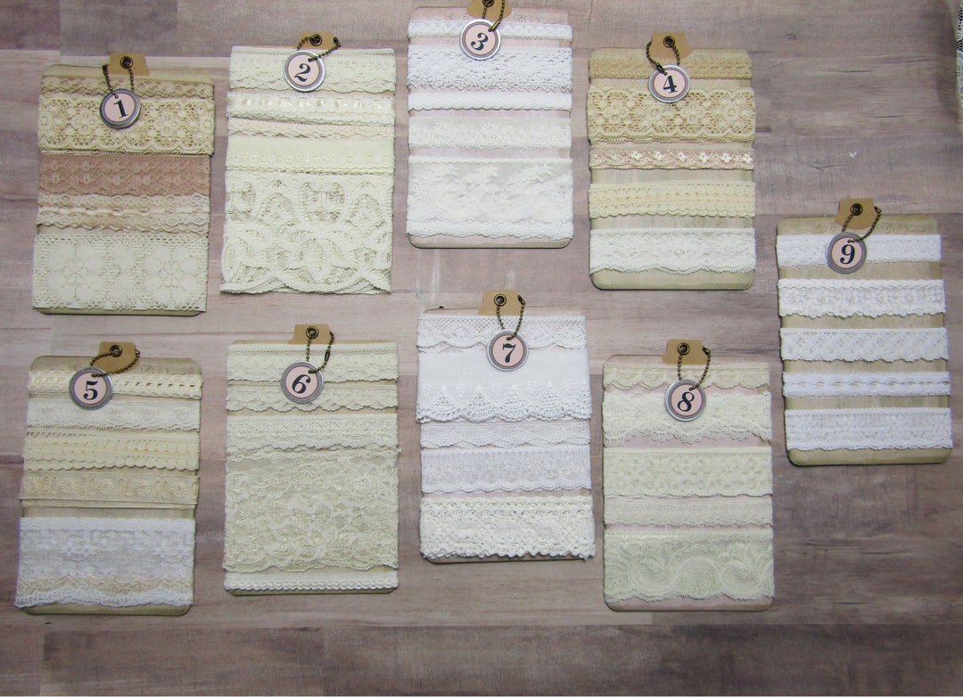 Vintage Lace Trim, Lace Remnants, 15 Feet Lace, French Lace Craft ...