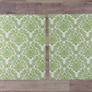 5 Vintage Green Paper Sheets-year 1930 Journal Paper-scrapbooking ...