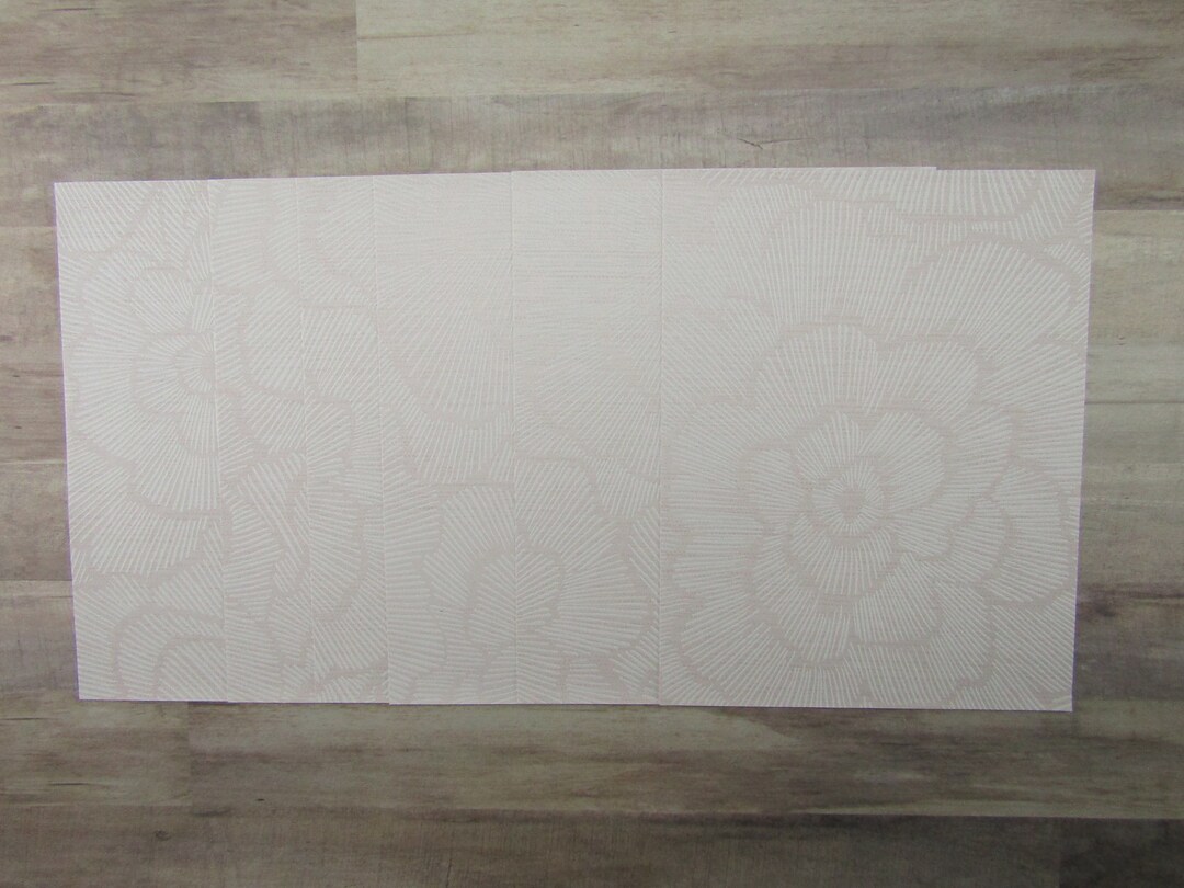 6 Pink Floral Embossed Journal Paper - Journal Paper- 8x11 ...