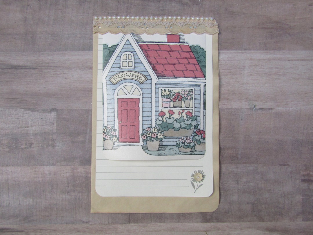 Vintage House Handmade Wallpaper Page-journaling Card-handmade Junk ...