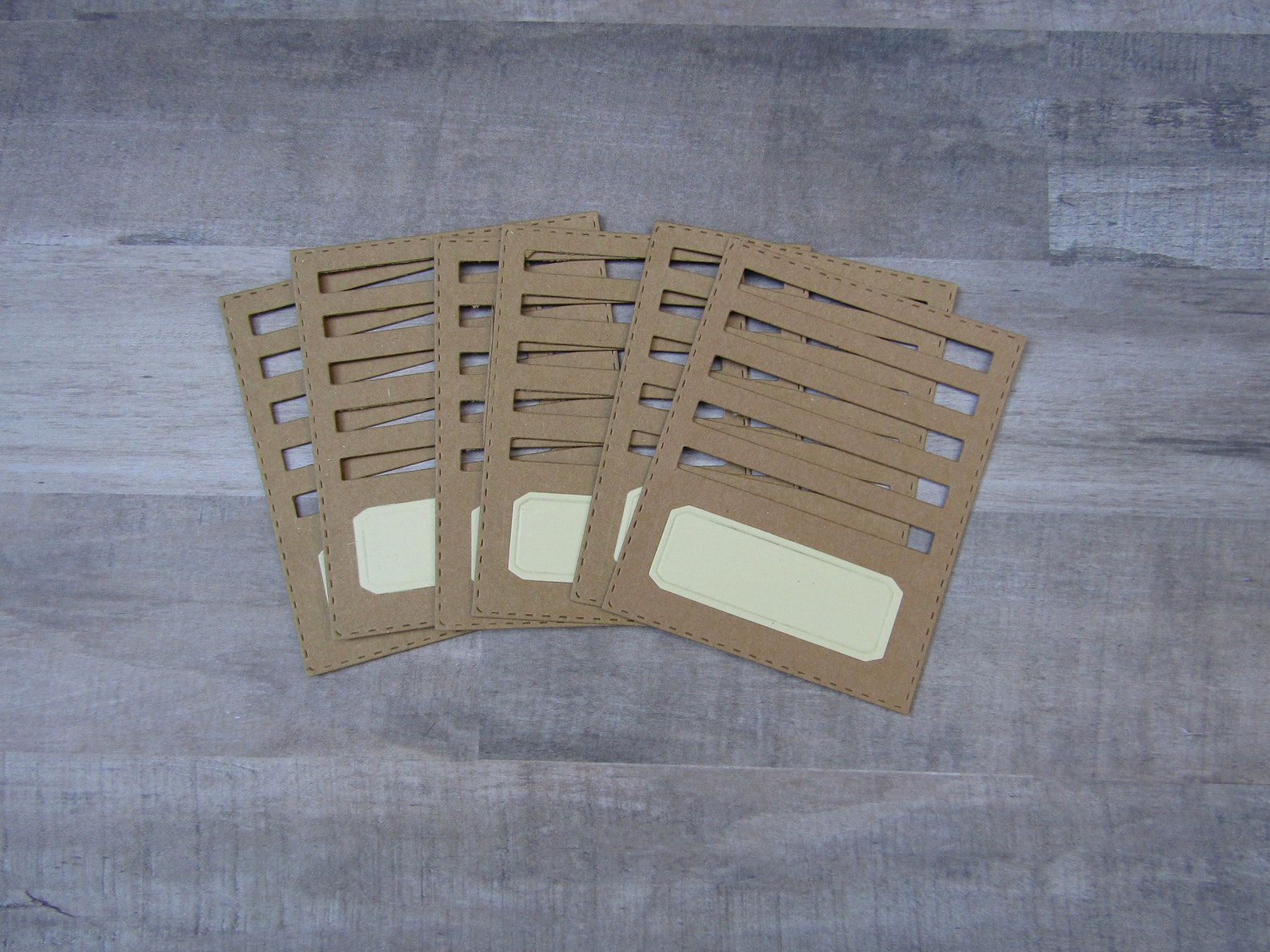 6 Stitched Slot Pocket Dies - Junk Journal Supplies - Junk Journal ...