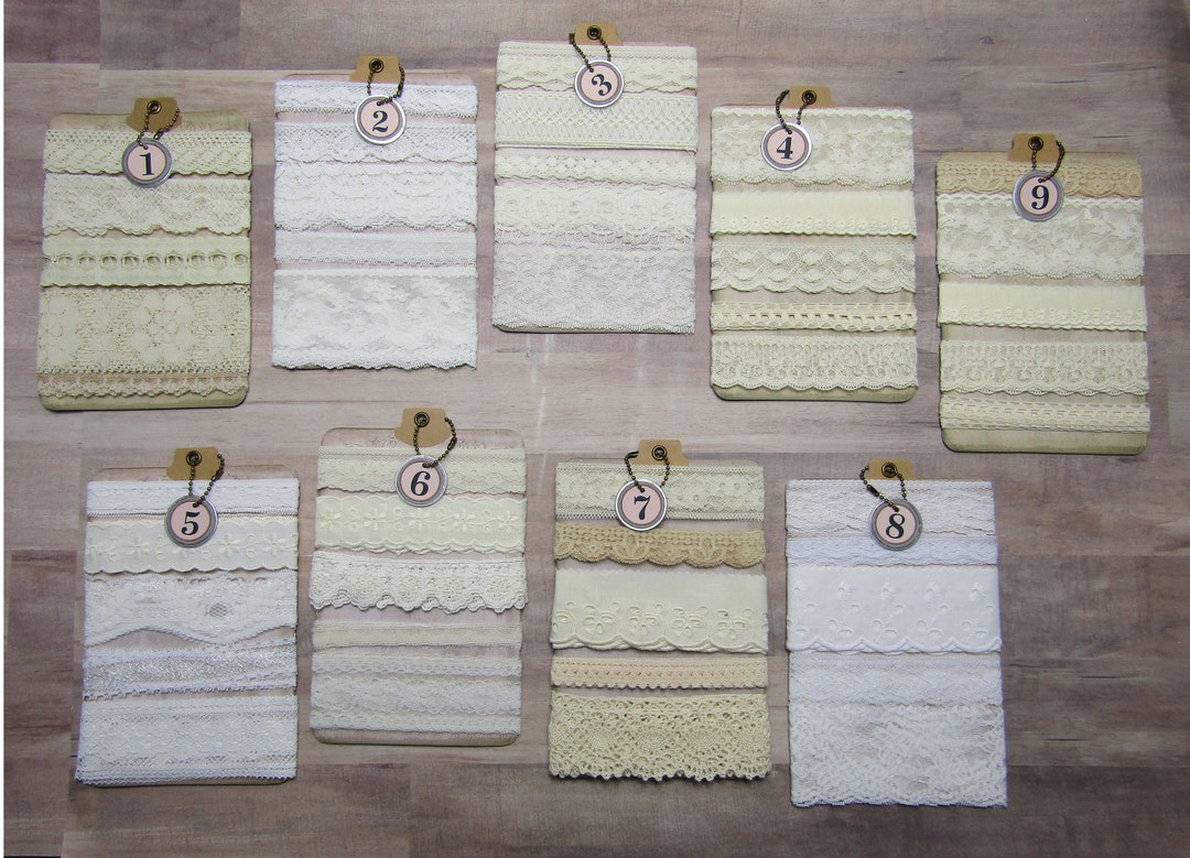 Vintage Lace Trim, Lace Remnants, 15 Feet Lace, French Lace Craft ...