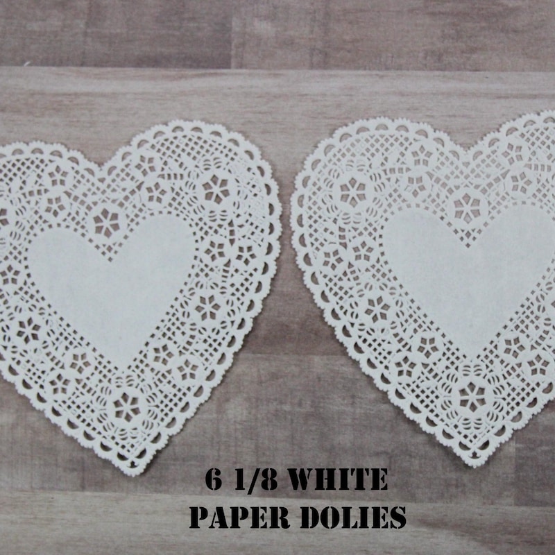Heart Doilies - Etsy