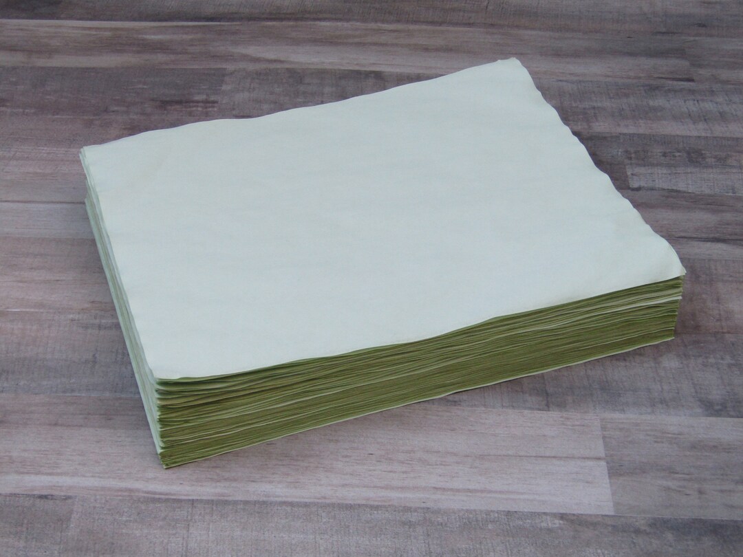 30 Green Tea Dyed Journal Paper Scrapbooking Journaling Junk Journal ...
