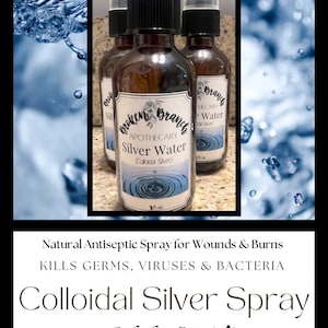 Colloidal Silver Spray - Etsy