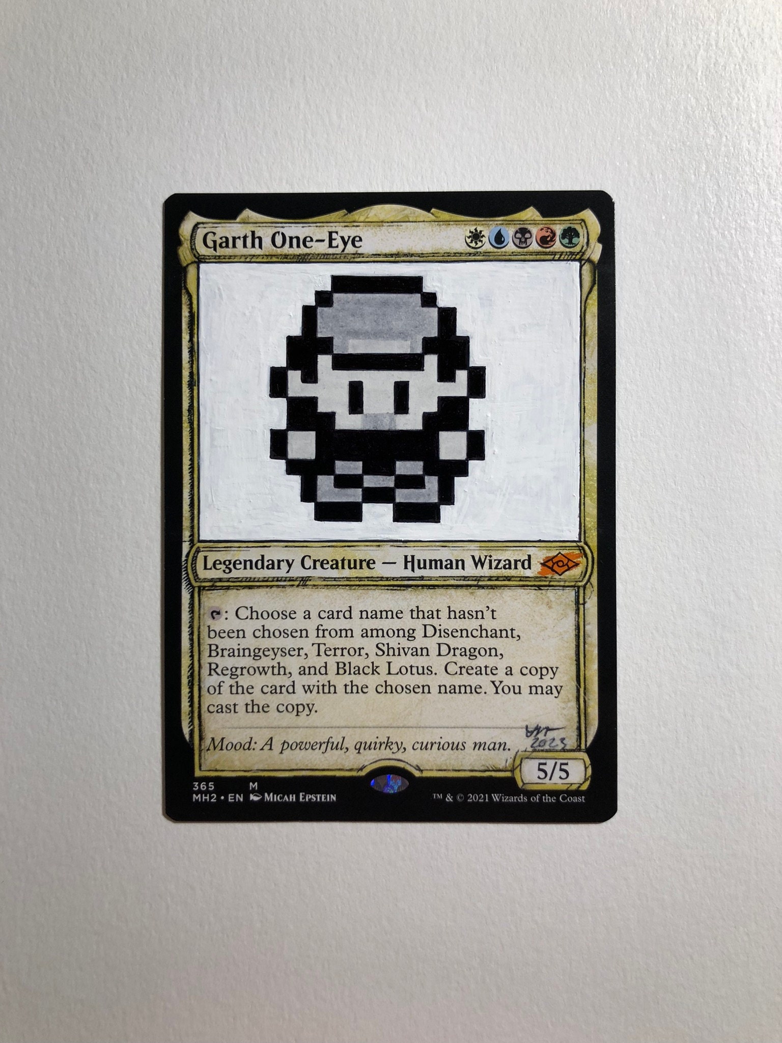Pokemon Garth One-eye and Tokens Magic the Gathering MTG Alter Gameboy ...