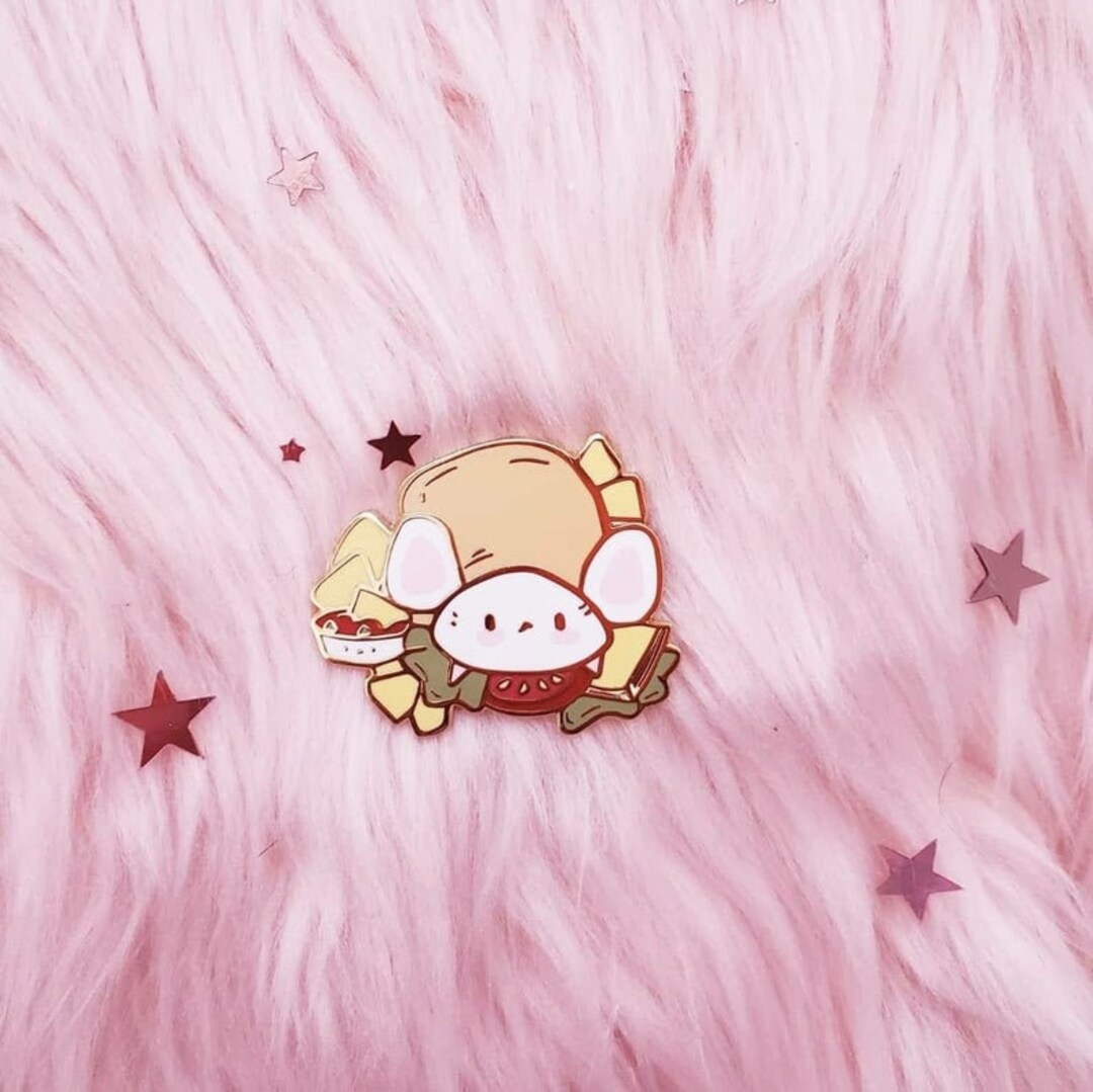 Mausrito Mouse Burrito and Salsa Bowl Hard Enamel Pin - Etsy