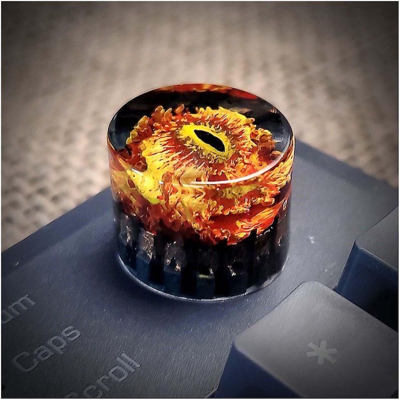 LOT.R Lo.rd O.f Ri.ngs Eye of Sauron Dark Lord the One Ring Keyboard ...