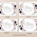 Blush and Navy Welcome Sign Template, Wedding Welcome Sign, Bridal ...