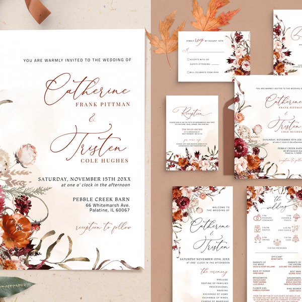 Rustic Fall Wedding - Etsy