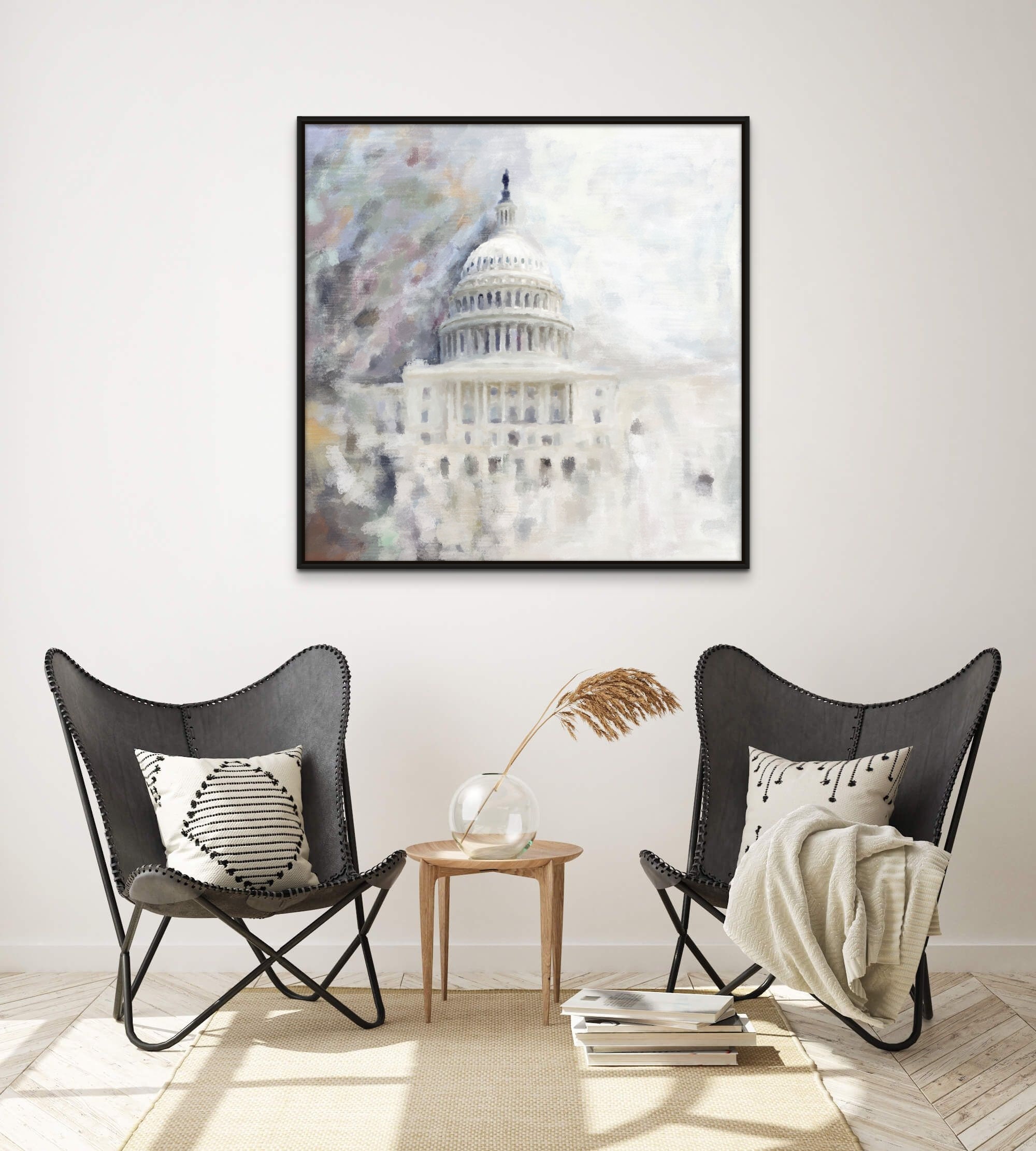US Capitol Building Painting DC Wall Art Washington DC - Etsy