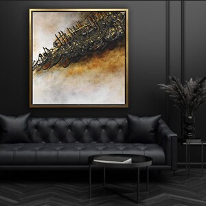 Modern Islamic Art Arabic Calligraphy, Islamic Wall Art Rustic Hadith ...