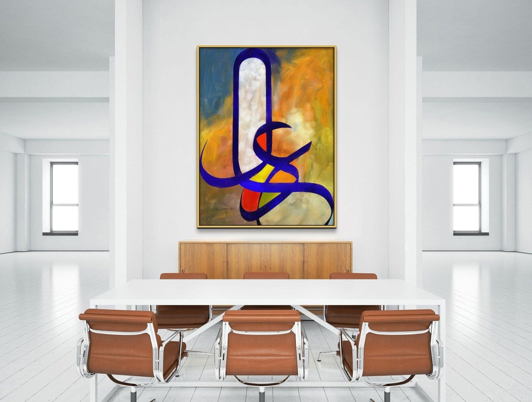 Modern Islamic Art Arabic Abstract Calligraphy, Islamic Wall Hanging ...