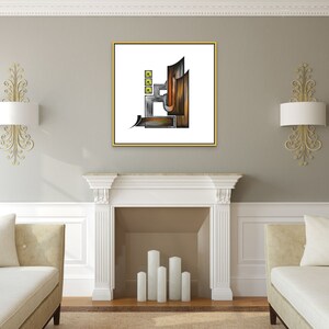 Abstract Islamic Art Print Asma Ul Husna Calligraphy, Al-badi Names of ...