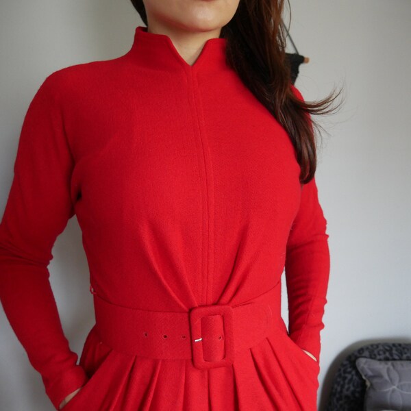 Rotes kleid - Etsy.de