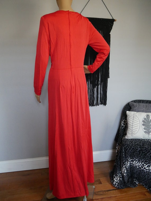 True Vintage 1970s Bright Red Miss Magnin at I. Magni… - Gem