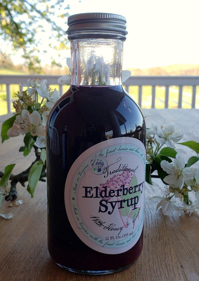 Traditional Homegrown Elderberry Syrup Package of 2 or 4 | Etsy