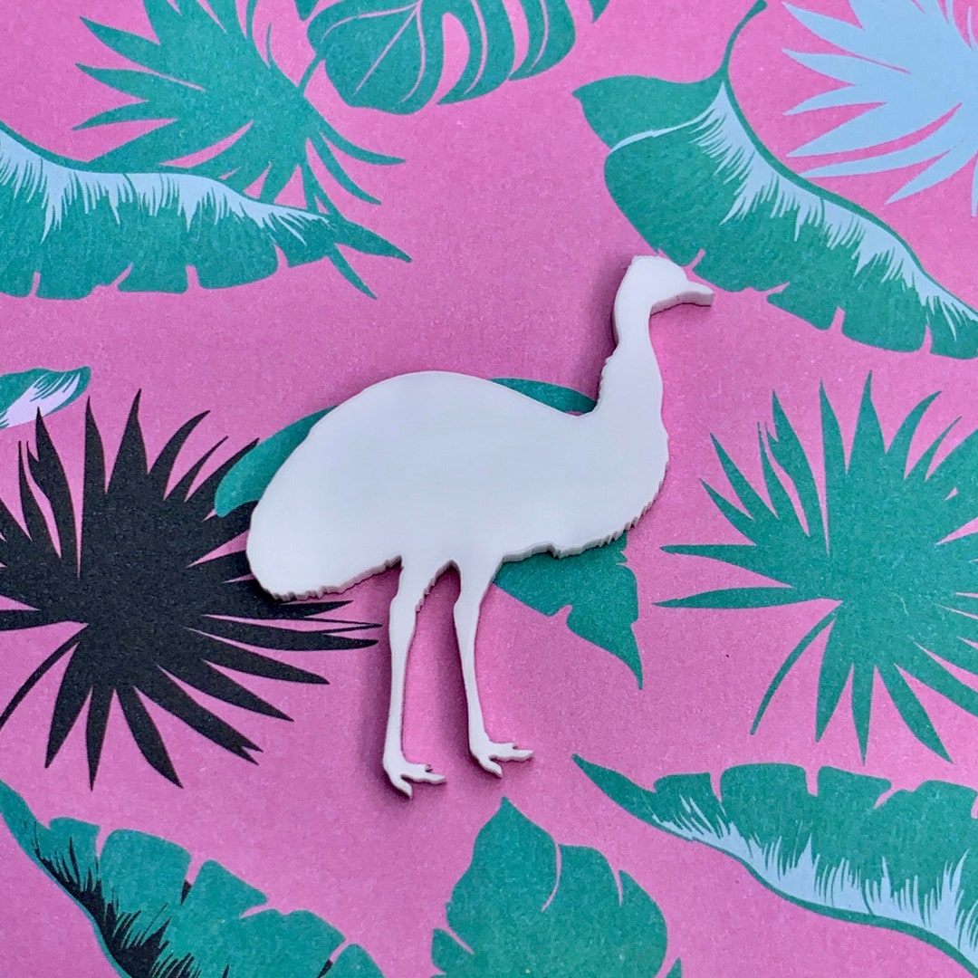 3 Pieces Emu Laser Cut Shape - Etsy