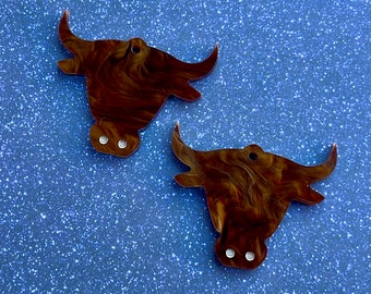 Bull Laser Cut | Etsy