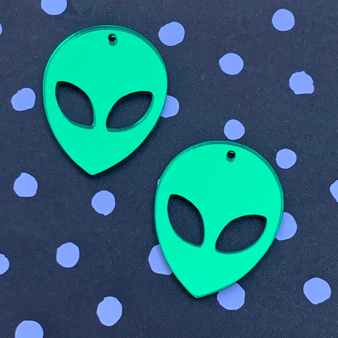10pcs Alien Laser Cut Shapes - Etsy