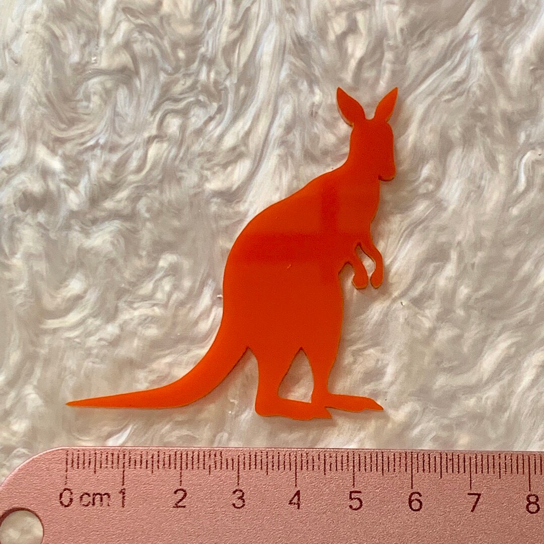 3 Pieces Kangaroo Laser Cut Shape - Etsy