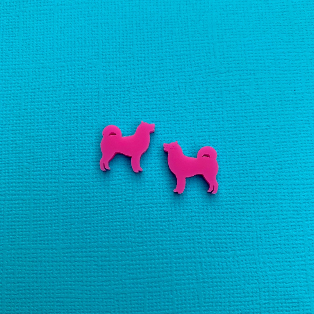5 Pairs / 10 Pcs Husky Dog Laser Cut Shapes - Etsy