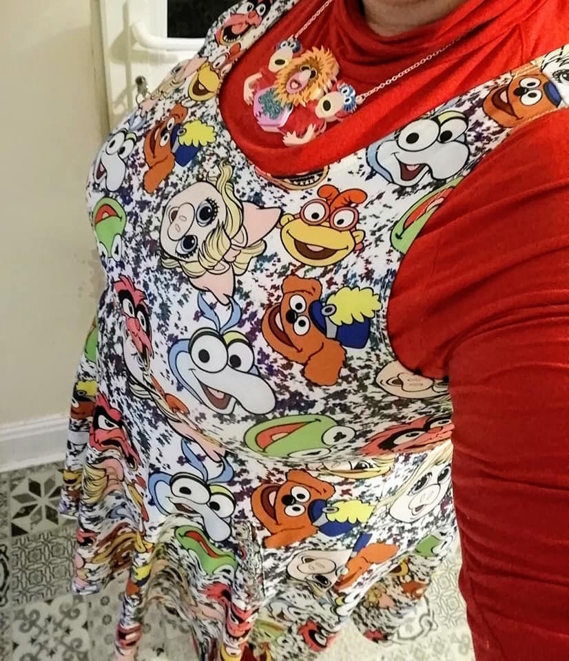 Muppets Inspired Cute Print Skater Dress Sizes S 3XL Plus - Etsy