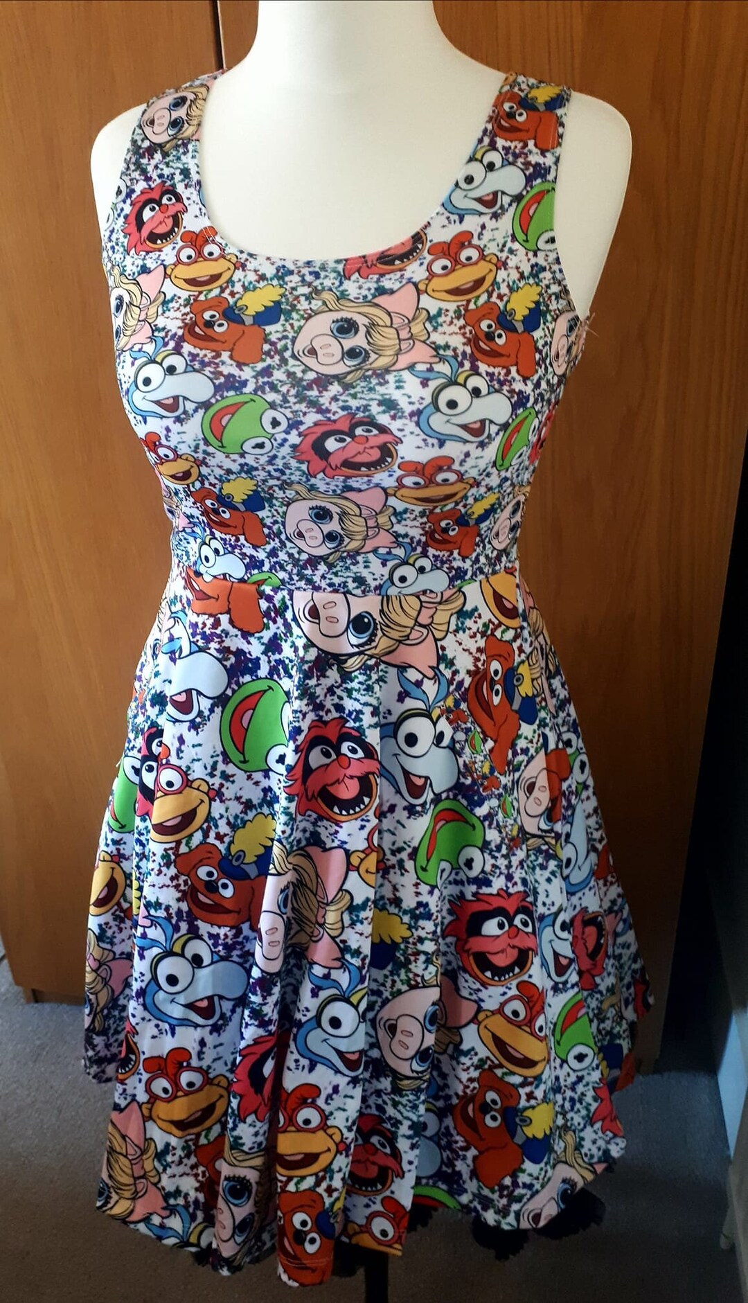 Muppets Inspired Cute Print Skater Dress- Sizes S- 3XL Plus Size - Etsy