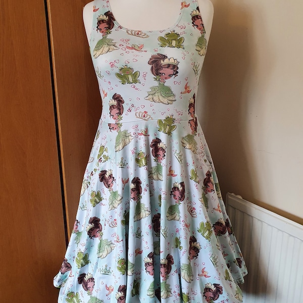 Frog Print Dress - Etsy
