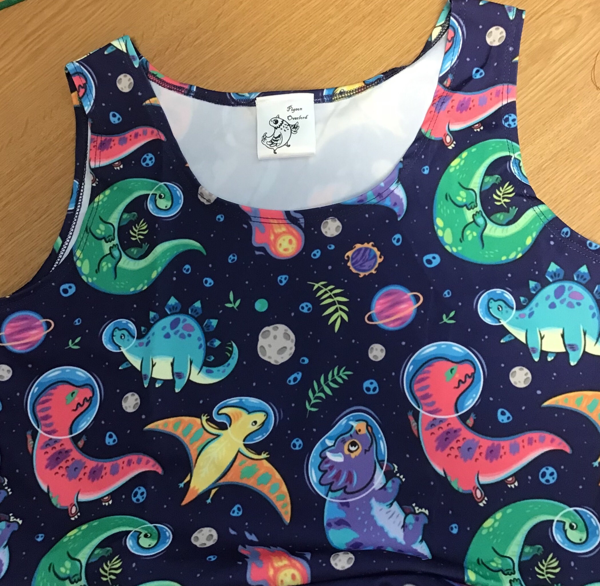 Space Dinosaur Dress Kawaii Cute Kitsch Retro Rockabilly - Etsy